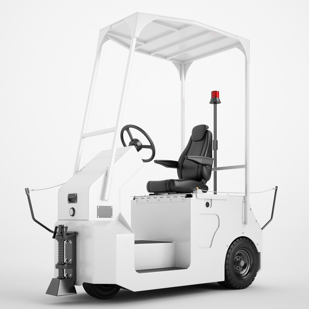 3D Electric Industrial Tugger 03 model - TurboSquid 1732738