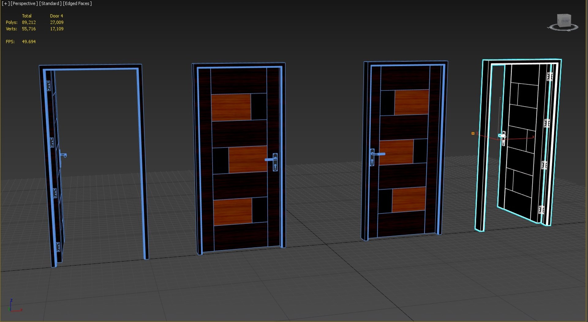 Door Design 33 Model - TurboSquid 2213558