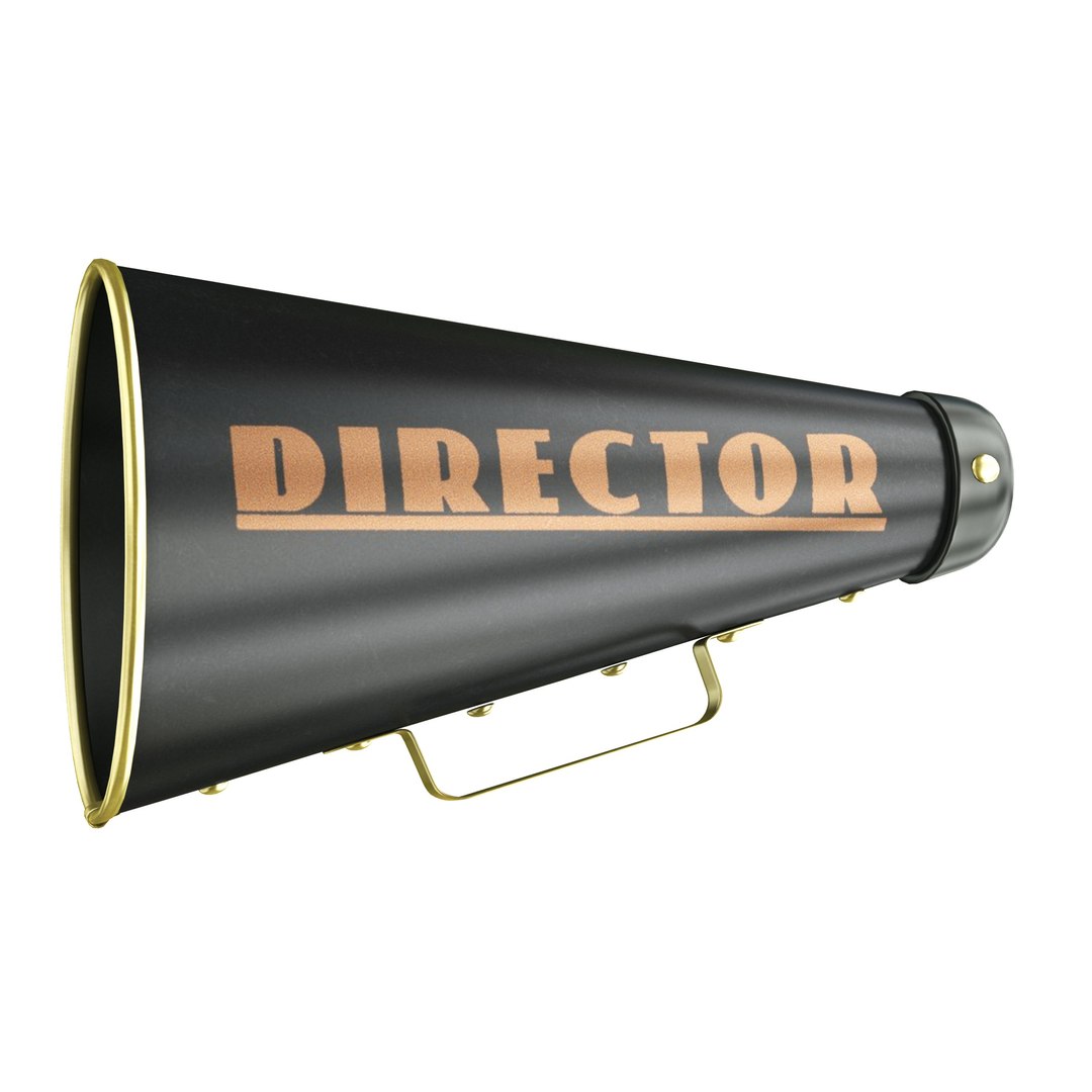 3D Director Megaphone - TurboSquid 2232966