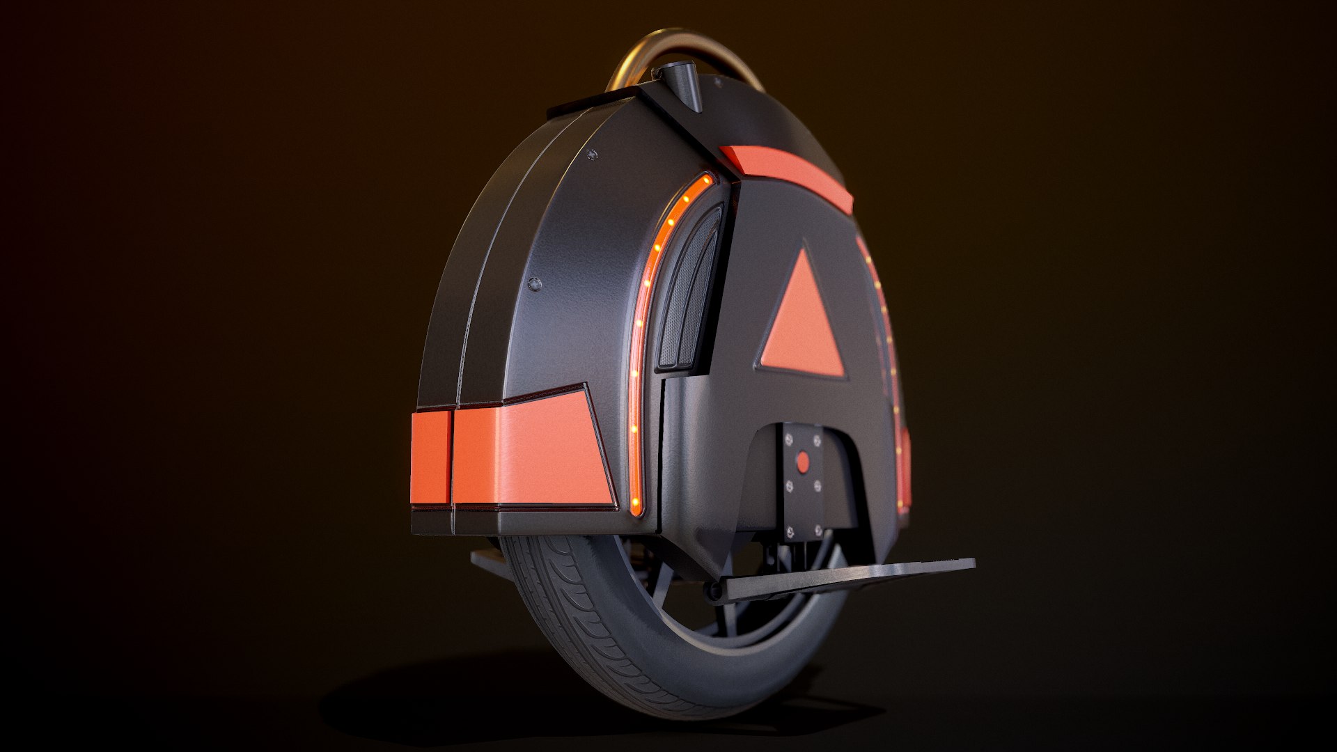 Monowheel Wheel Model - TurboSquid 1558885