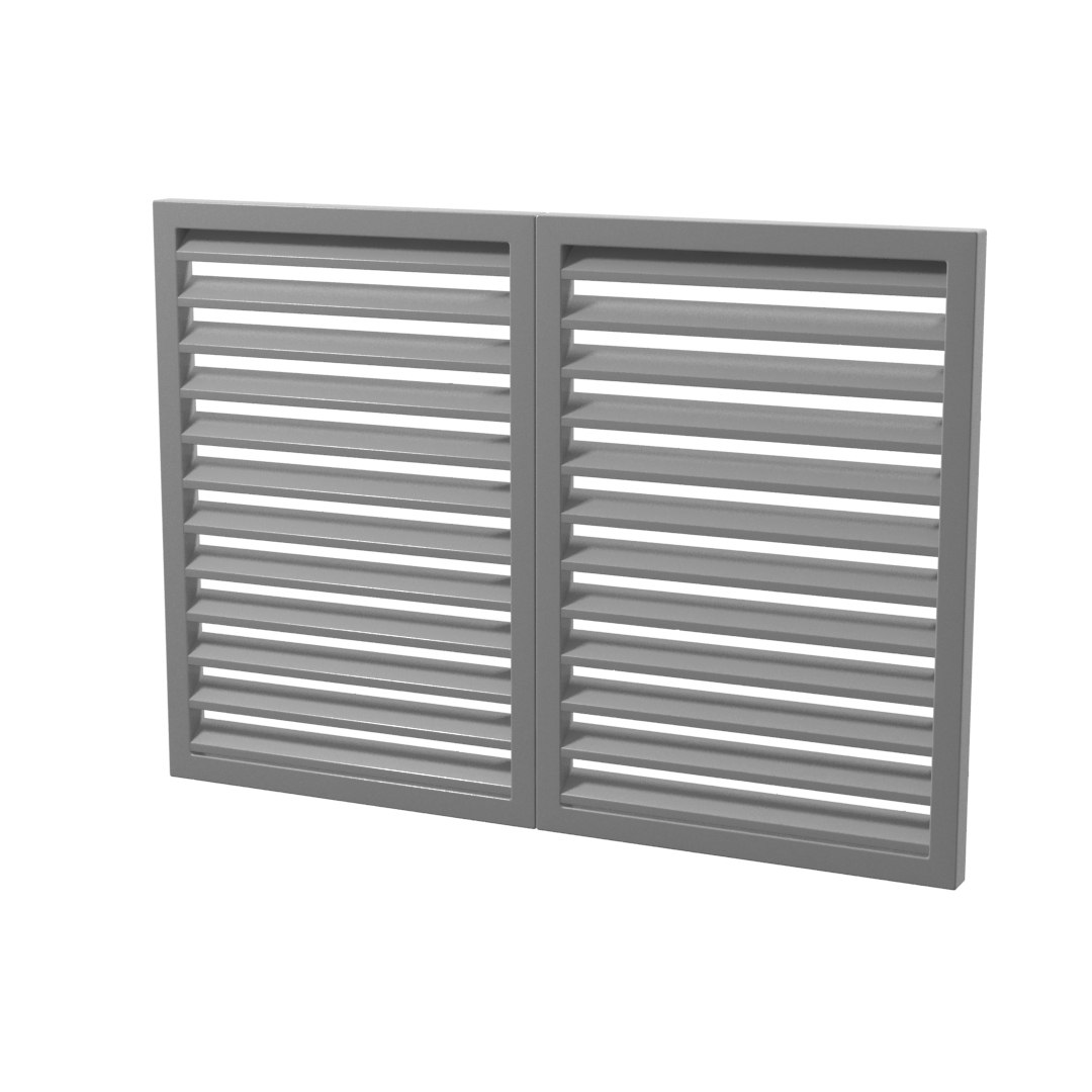 Louver Window Model - TurboSquid 1396994