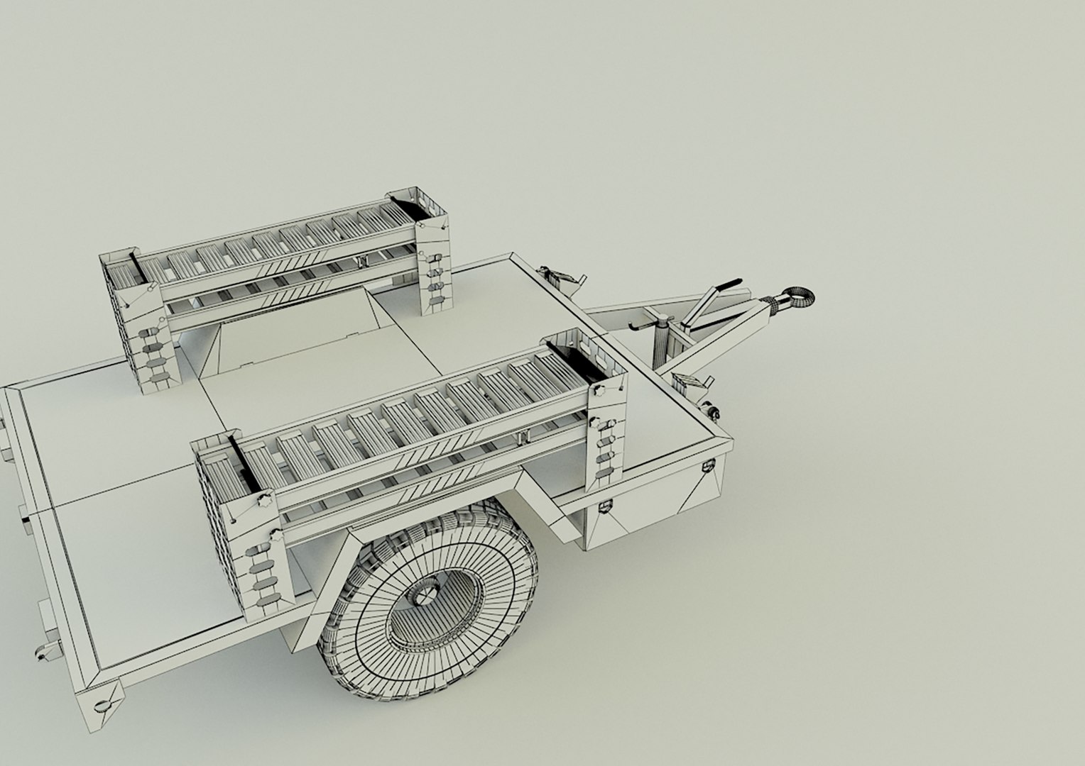 Military Trailer Model 3D Model 3D - TurboSquid 2154779