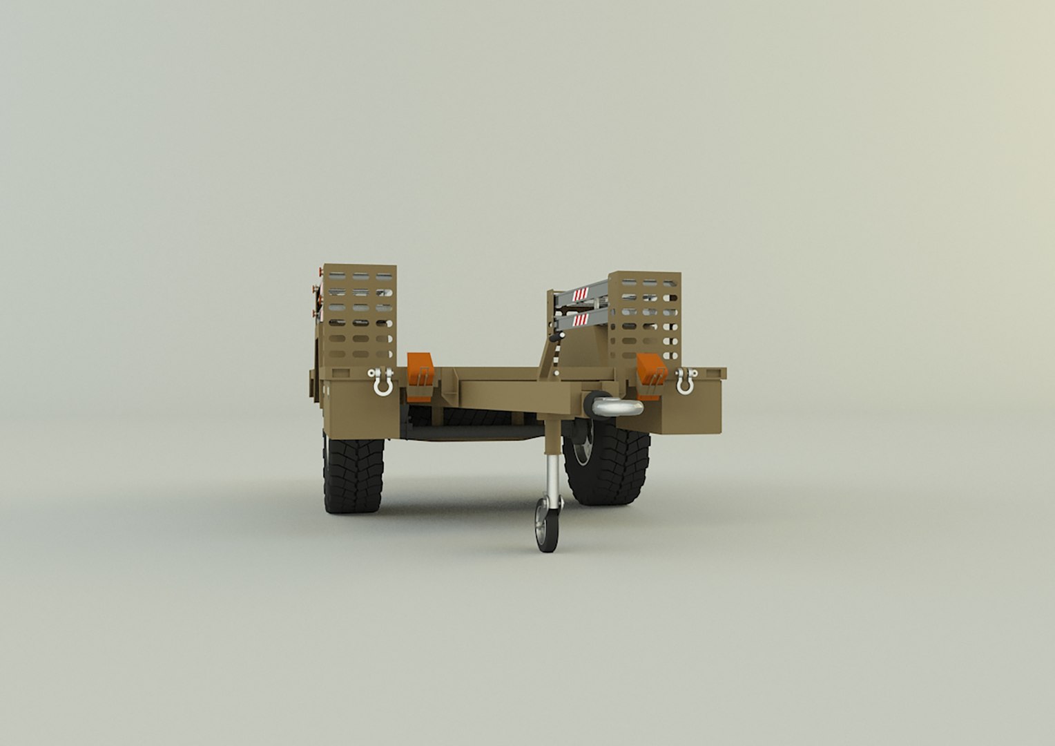 Military Trailer Model 3D Model 3D - TurboSquid 2154779