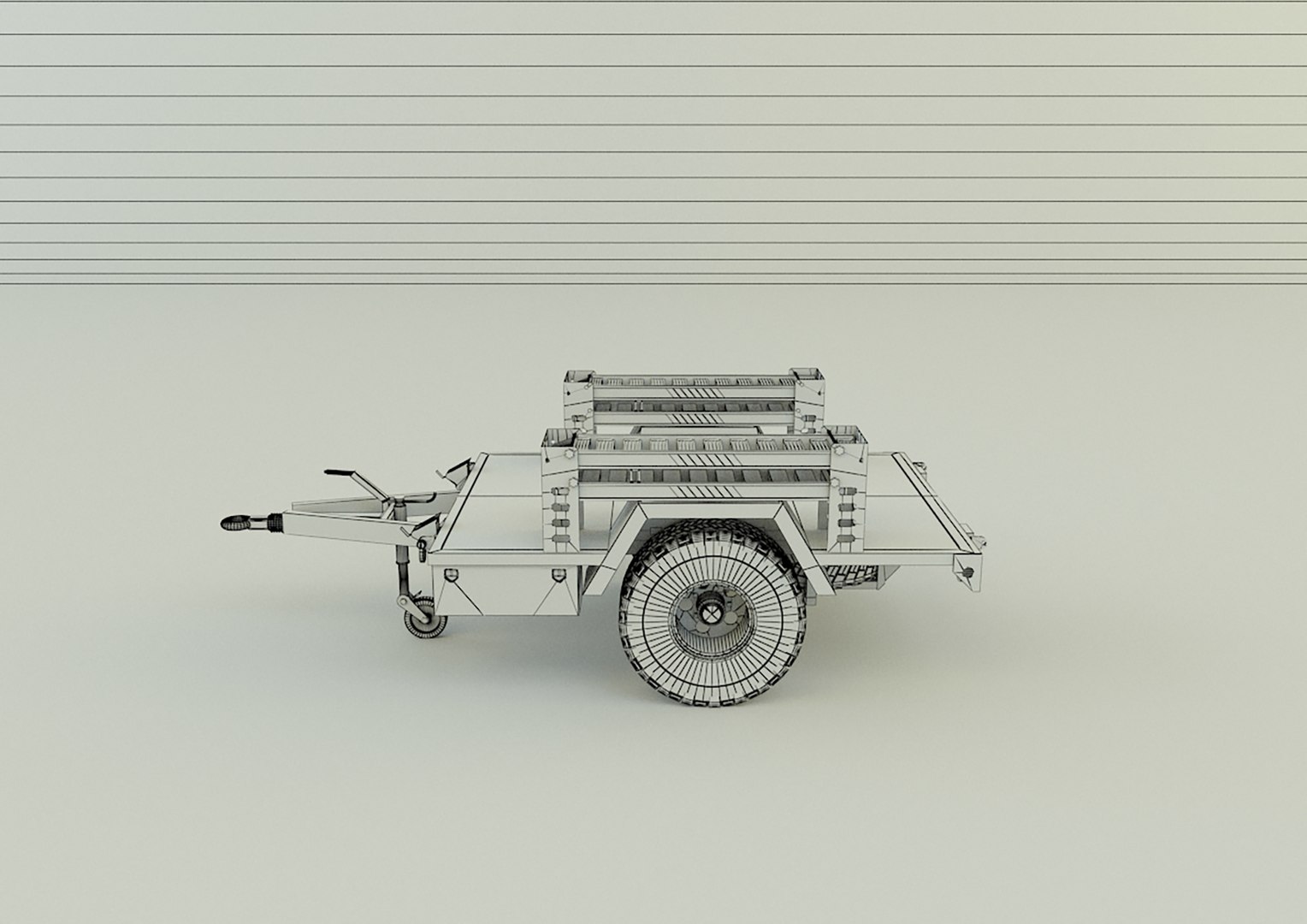Military Trailer Model 3D Model 3D - TurboSquid 2154779