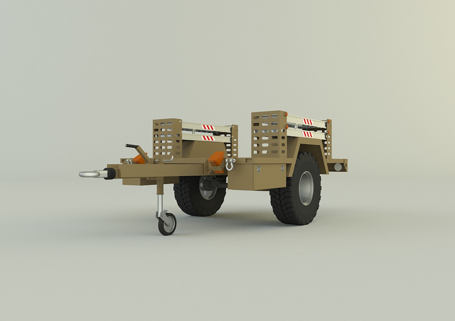 Military Trailer Model 3D Model 3D - TurboSquid 2154779