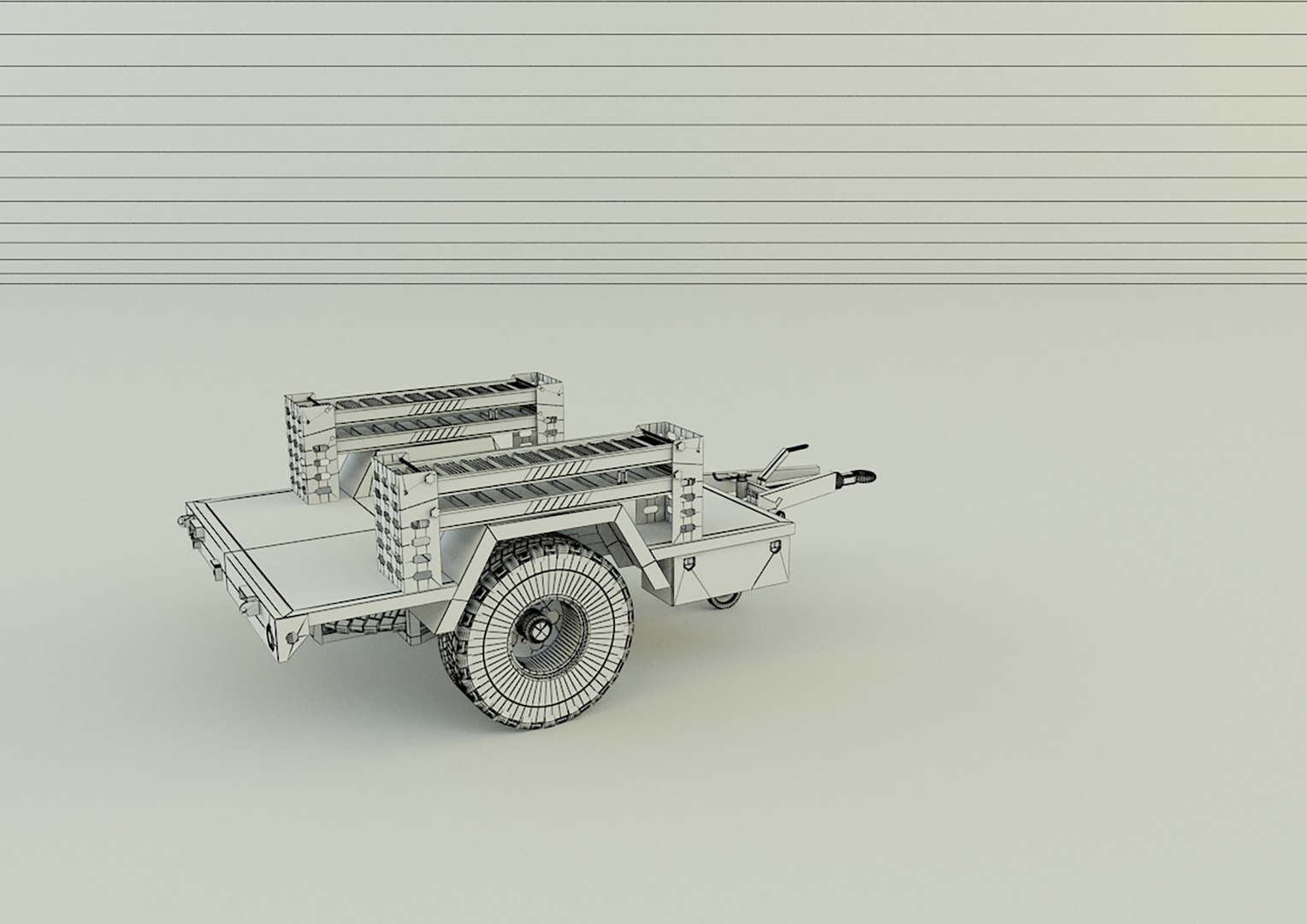 Military Trailer Model 3D Model 3D - TurboSquid 2154779