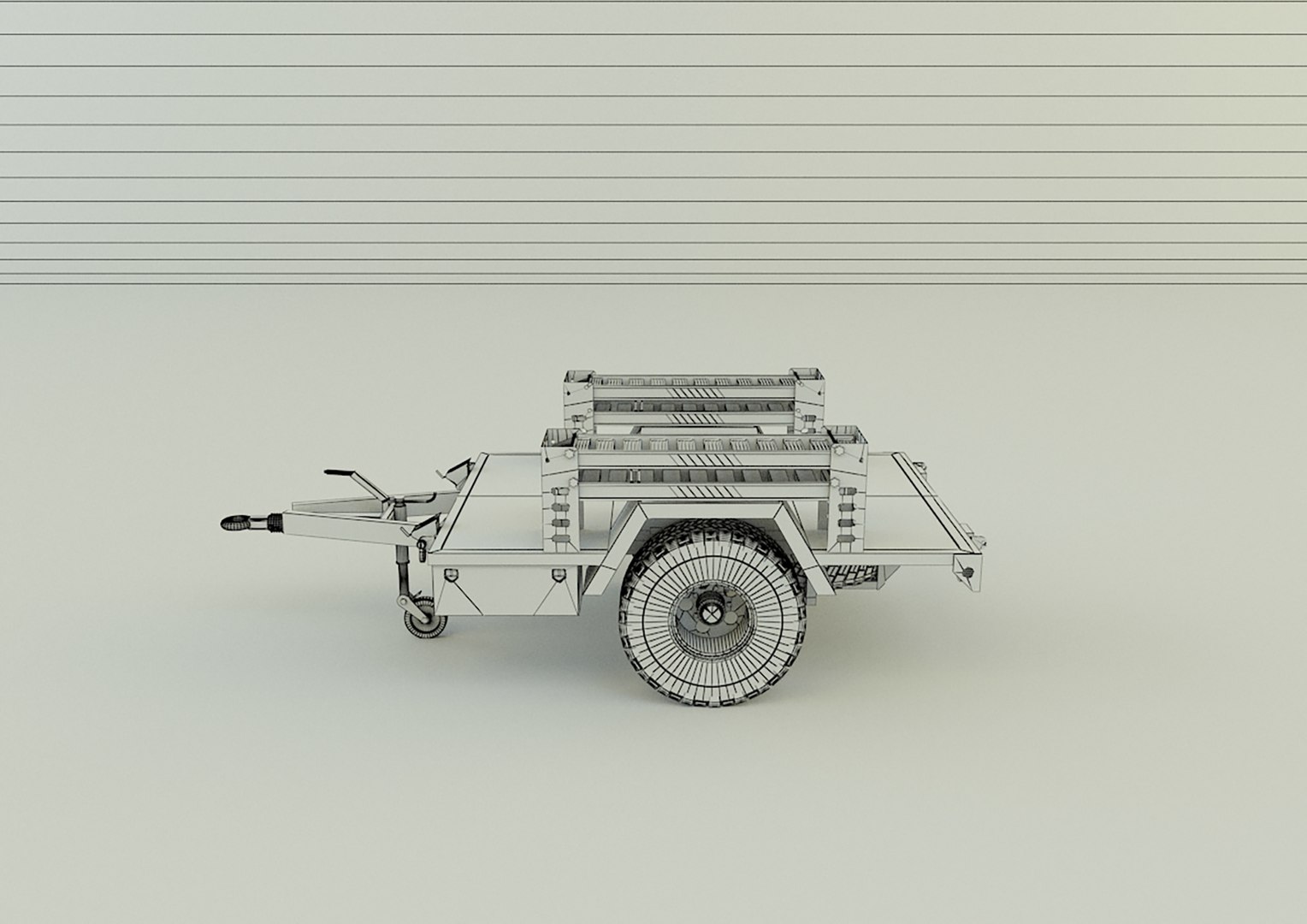 Military Trailer Model 3D Model 3D - TurboSquid 2154779