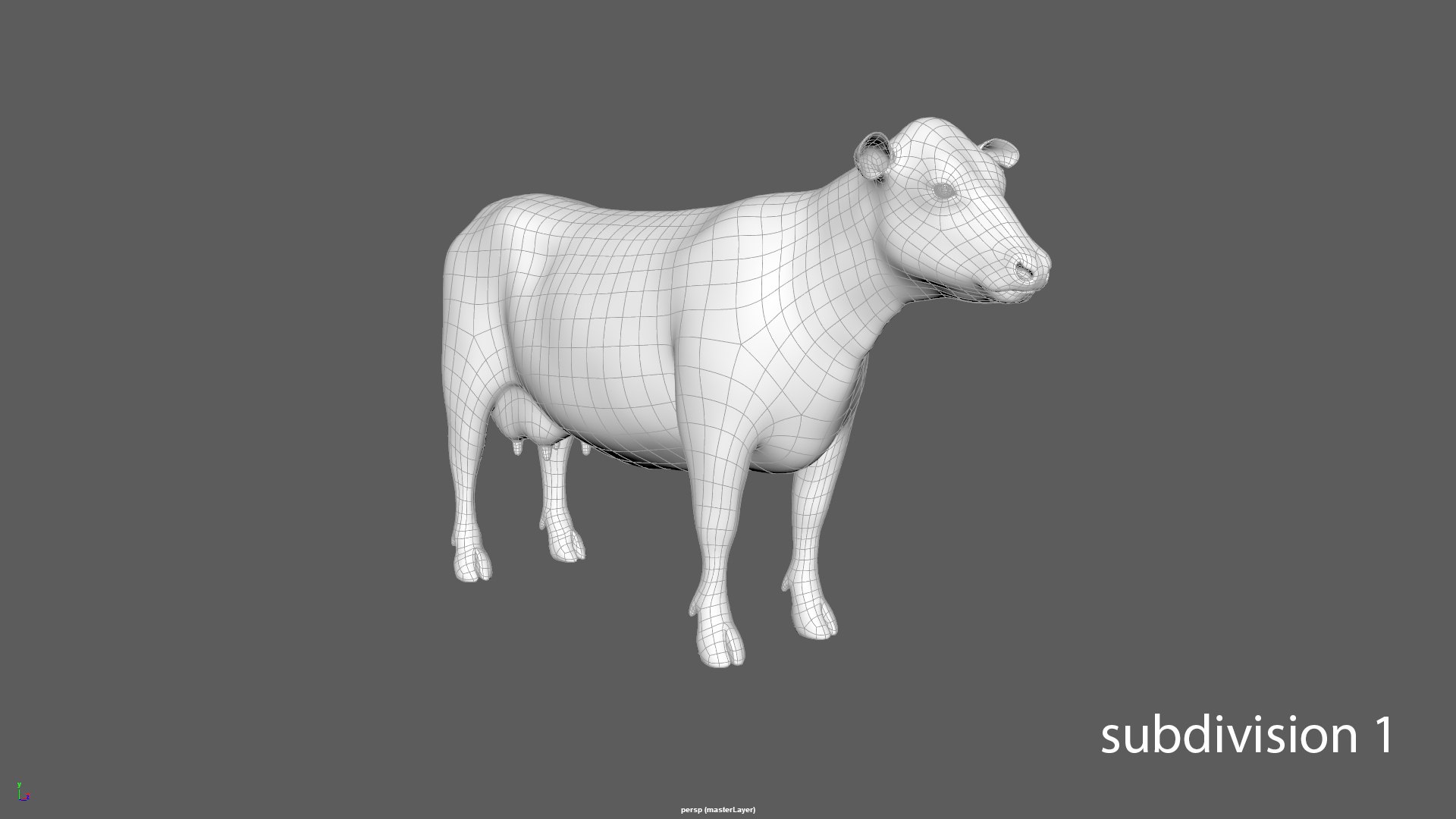 Cow Rig Fur Animation 3D Model - TurboSquid 1491323