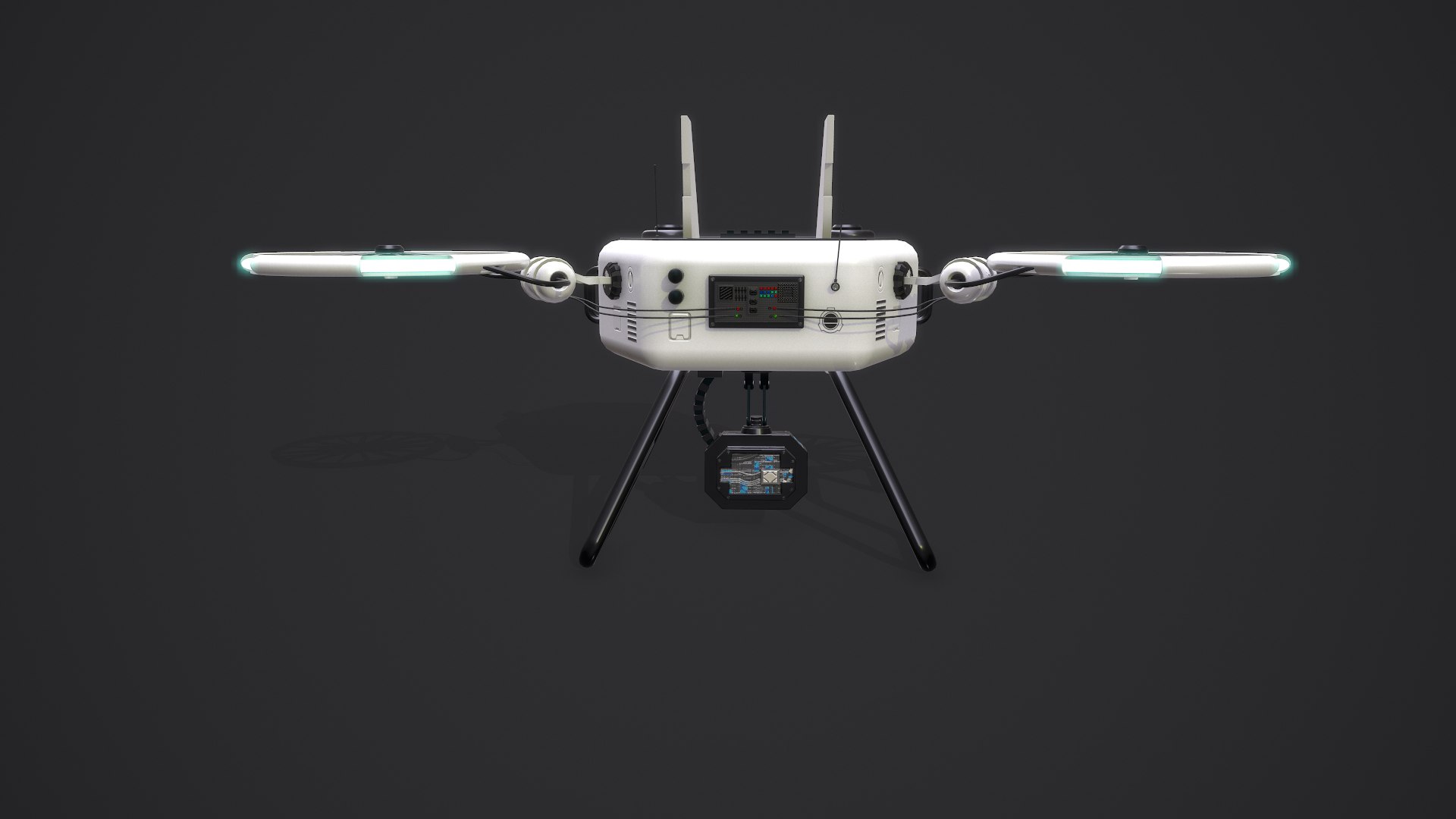3D Gameready Drone - TurboSquid 1440393