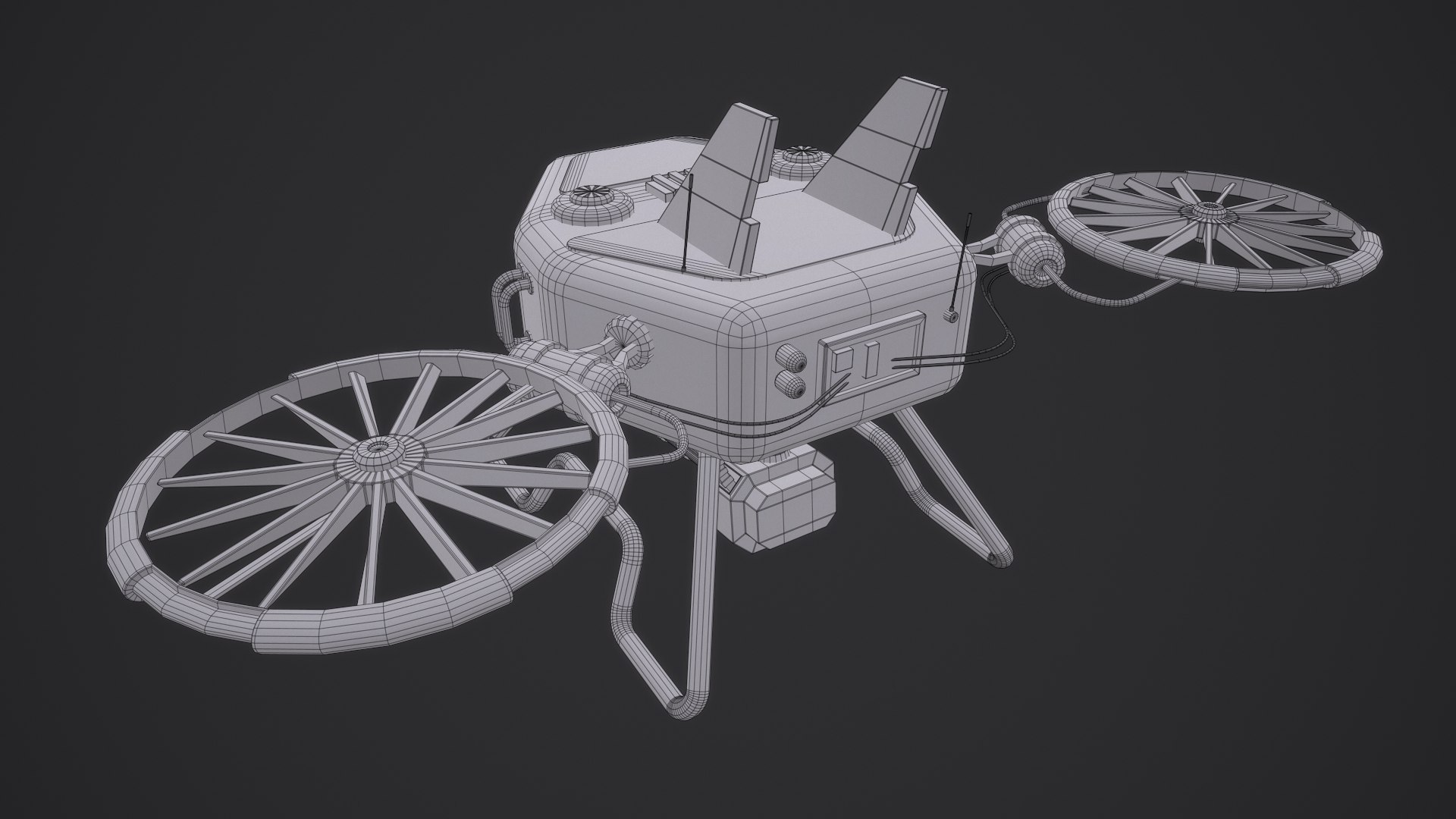 3D Gameready Drone - TurboSquid 1440393