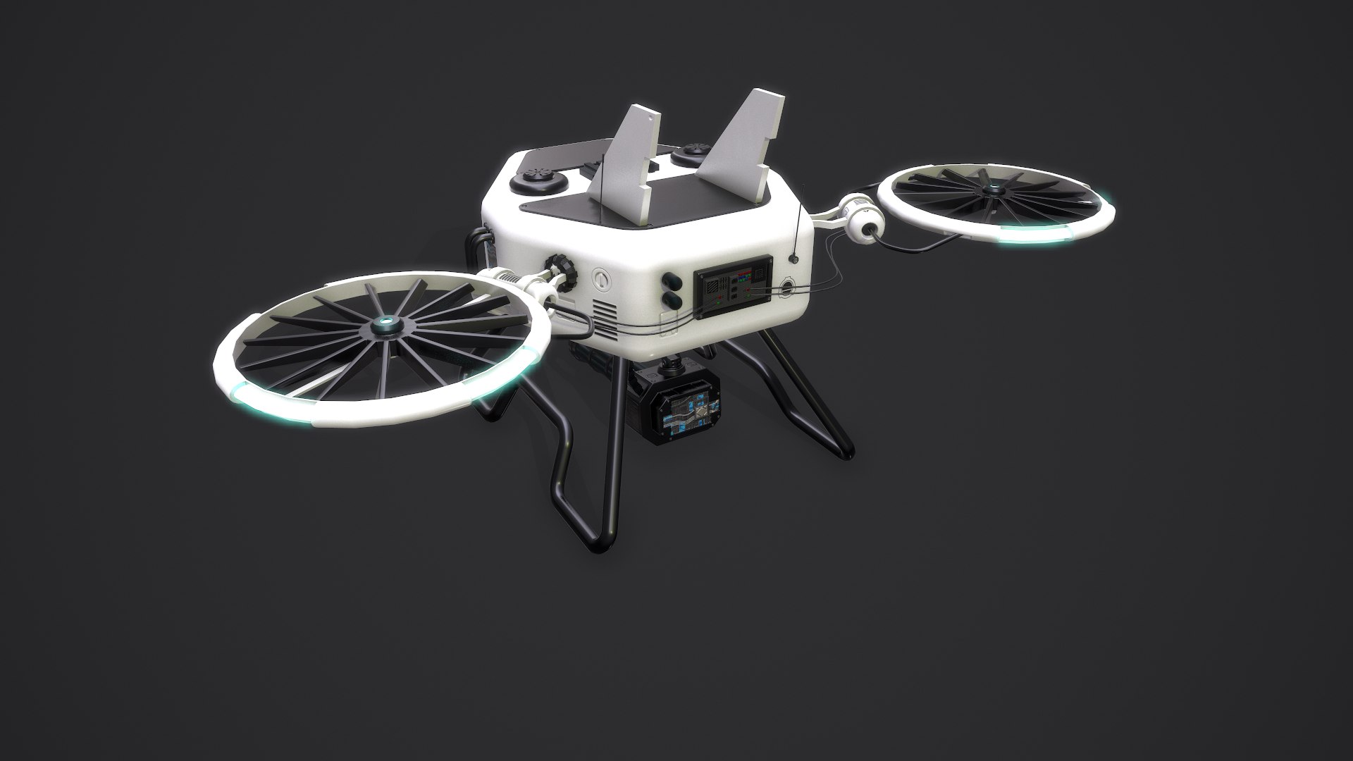 3D Gameready Drone - TurboSquid 1440393