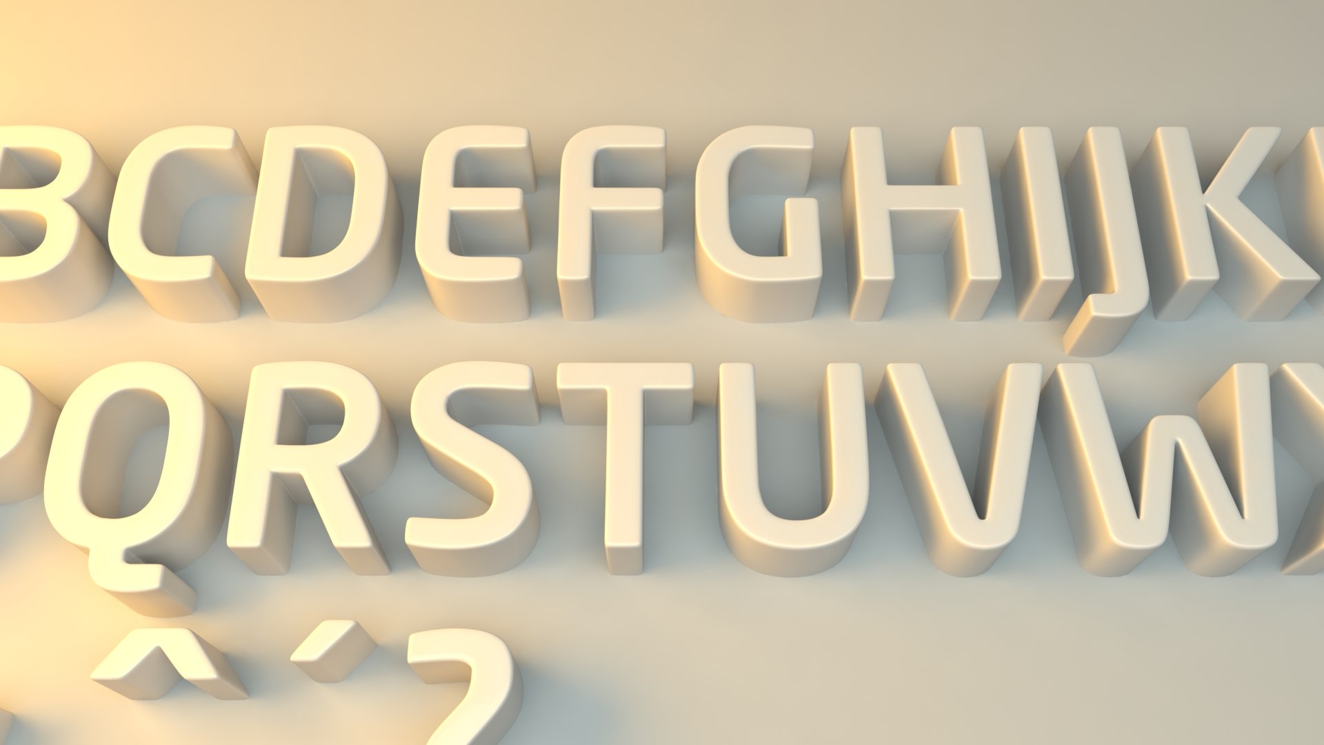 Font 3d Model