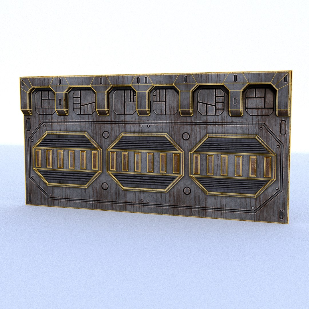 3D Wall Model - TurboSquid 1515140