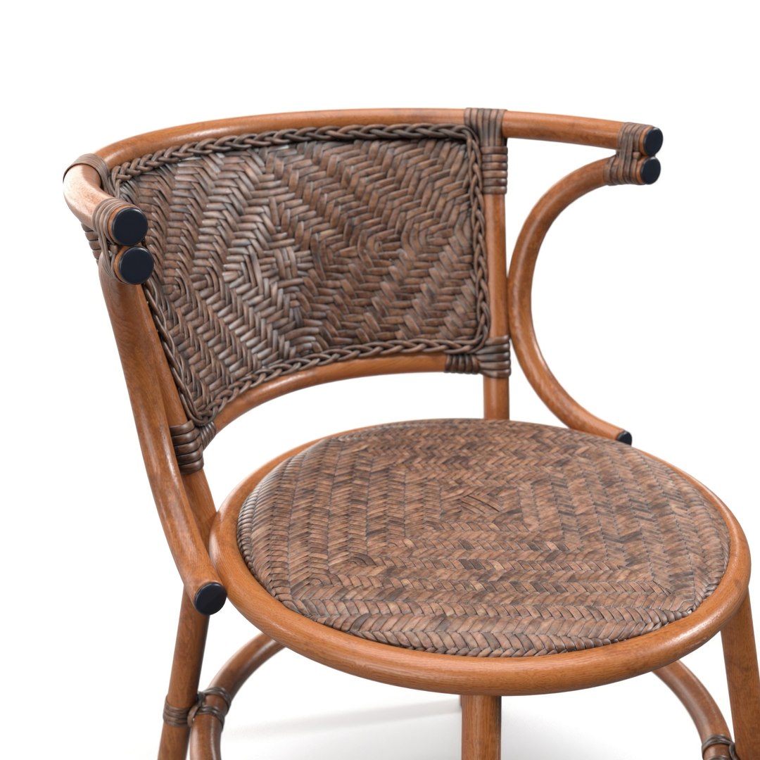 Haskett 2 Person Oval Outdoor Dining Chair PBR Model - TurboSquid 2222548