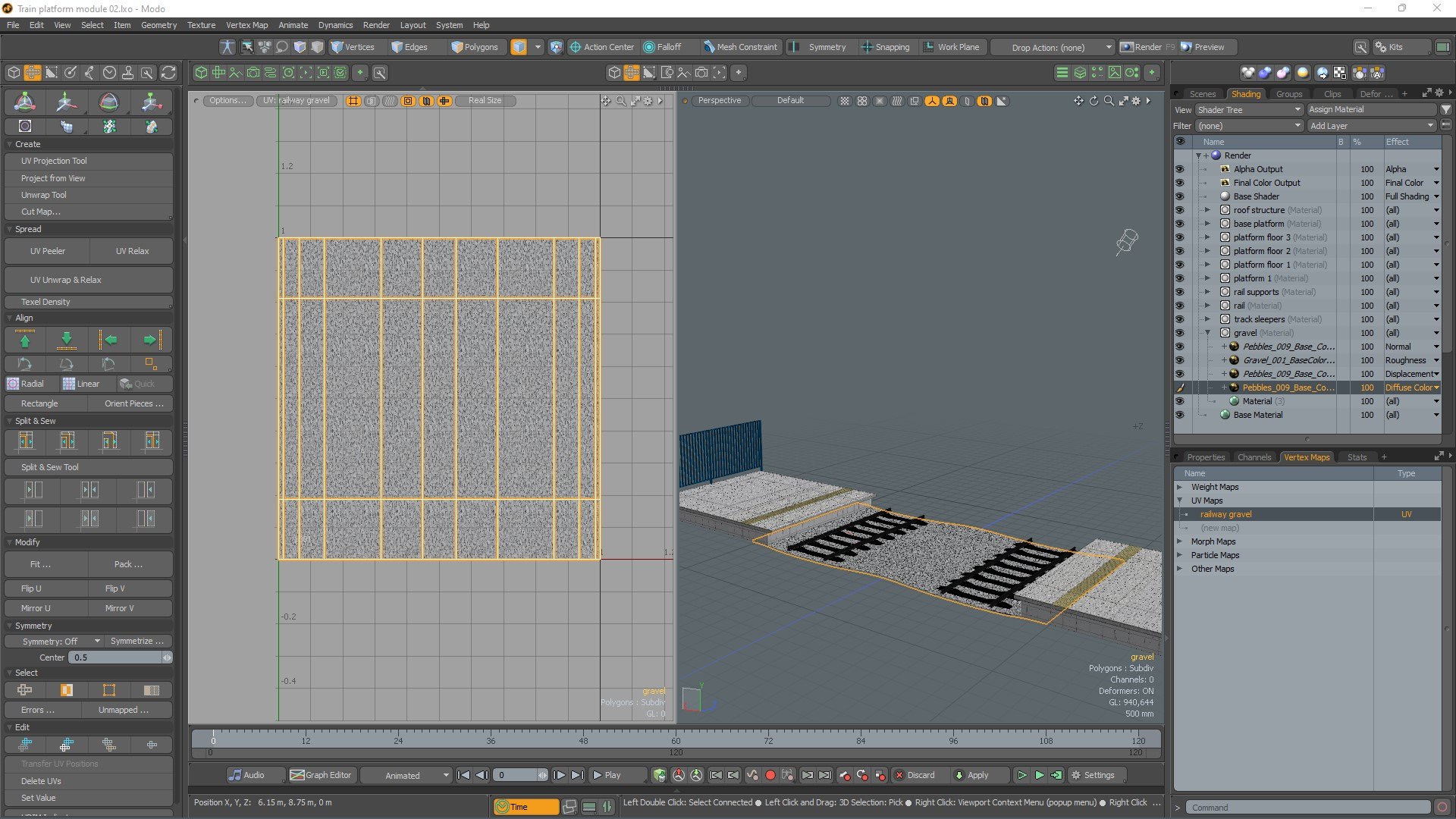 Train Platform Module 02 3D Model - TurboSquid 2297085