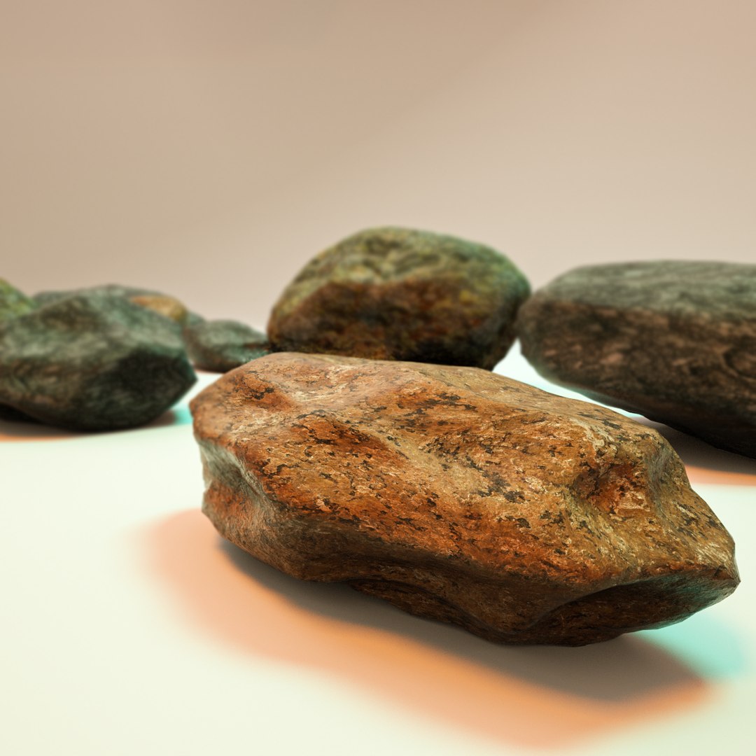 3D Rocks Octane Render - TurboSquid 1596838