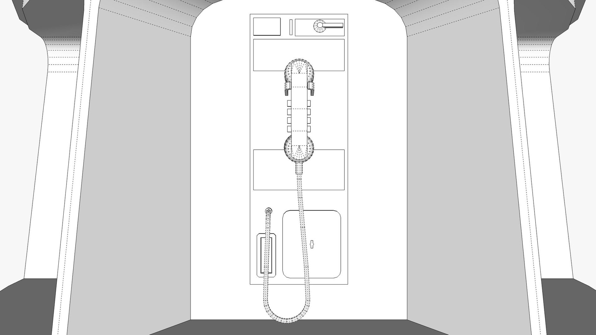 Retro 3 Way Payphone Circa 1970s - 1980s 3D Model - TurboSquid 2260072