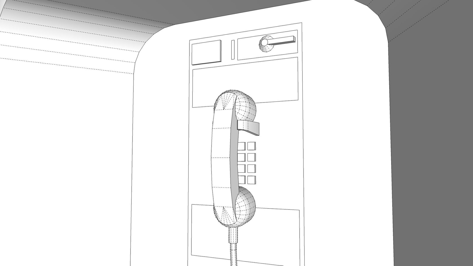 Retro 3 Way Payphone Circa 1970s - 1980s 3D Model - TurboSquid 2260072