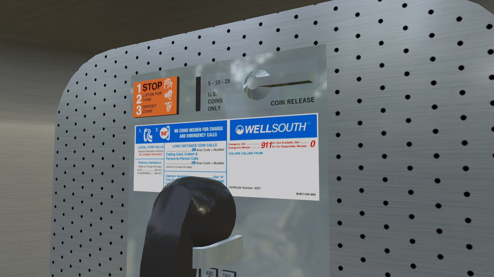 Retro 3 Way Payphone Circa 1970s - 1980s 3D Model - TurboSquid 2260072