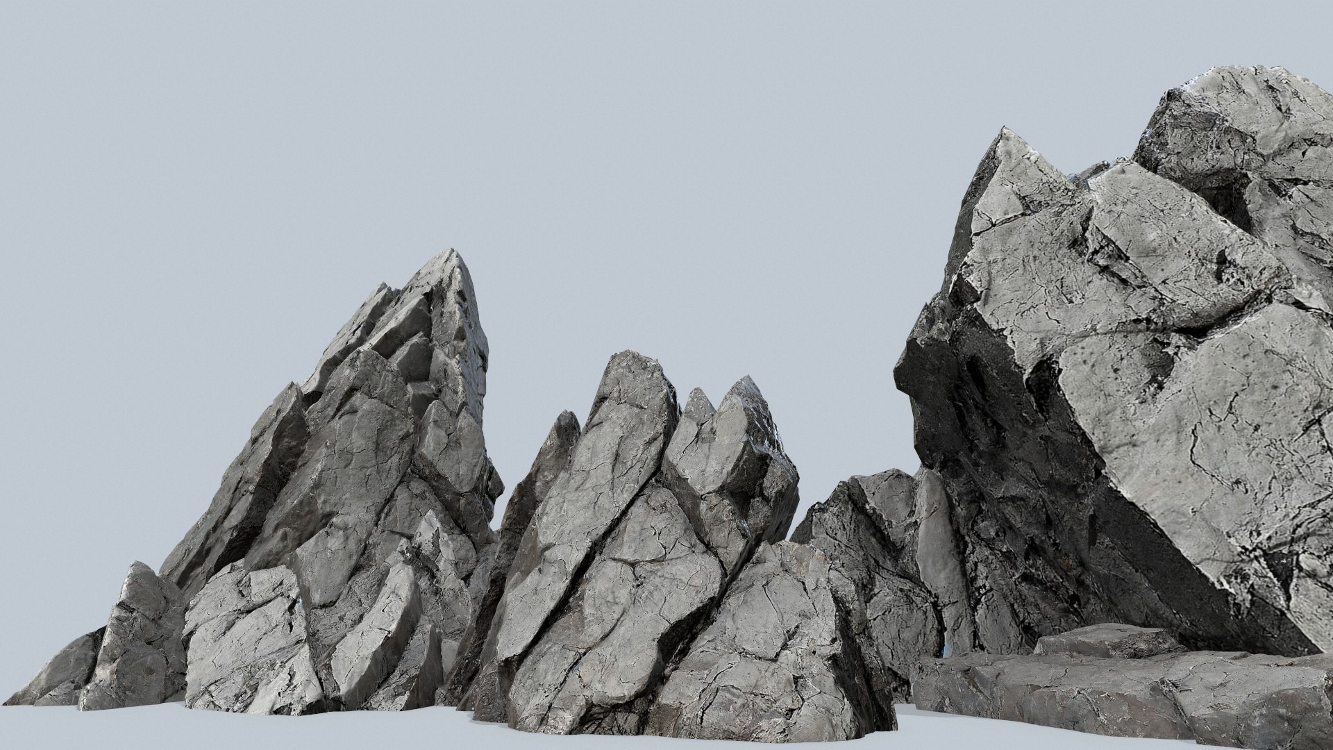 Cliff Rocks 3D Model - TurboSquid 2211208