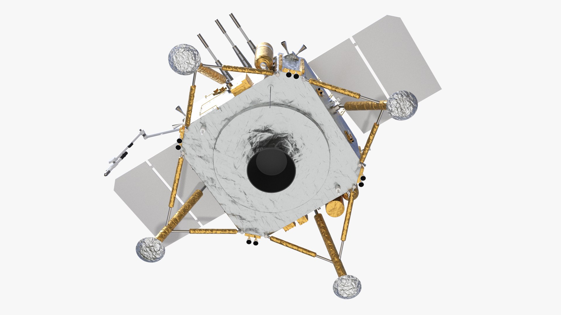 3D Model Of The Change-5 Lunar Lander Model - TurboSquid 2307253