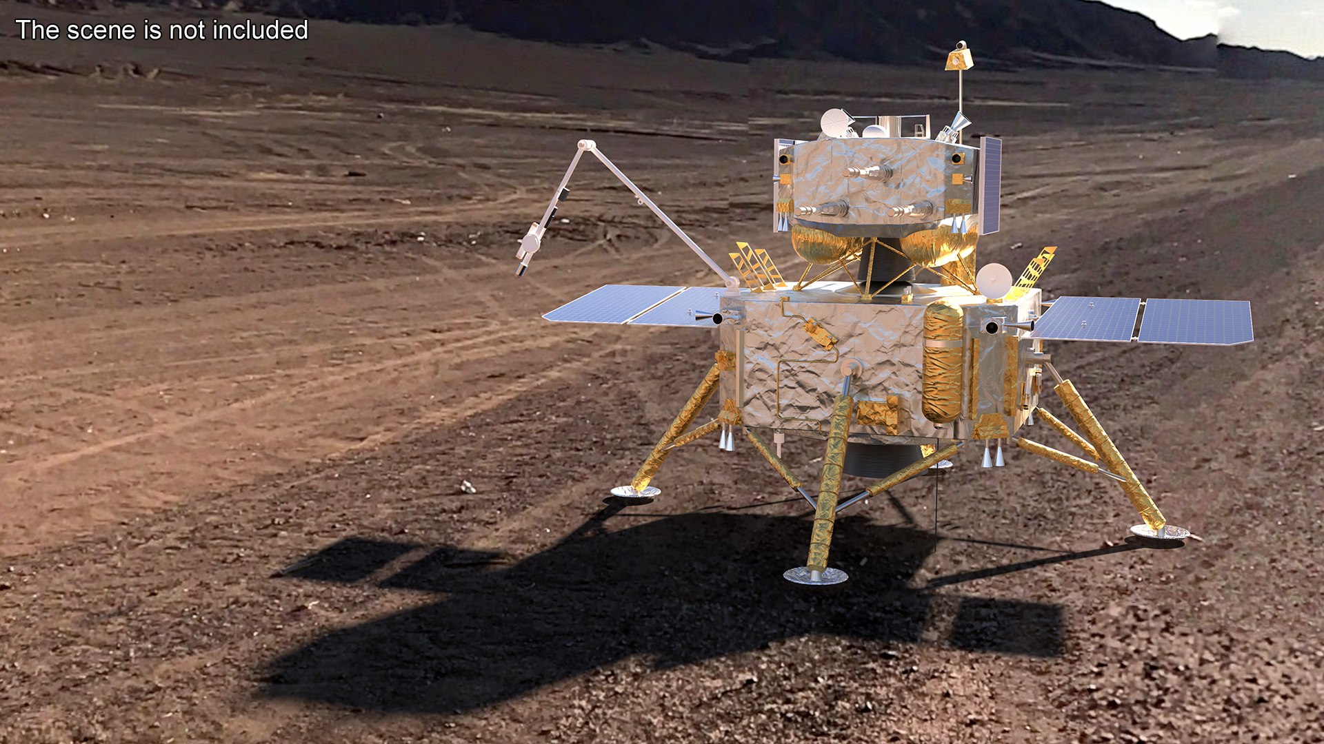 3D Model Of The Change-5 Lunar Lander Model - TurboSquid 2307253