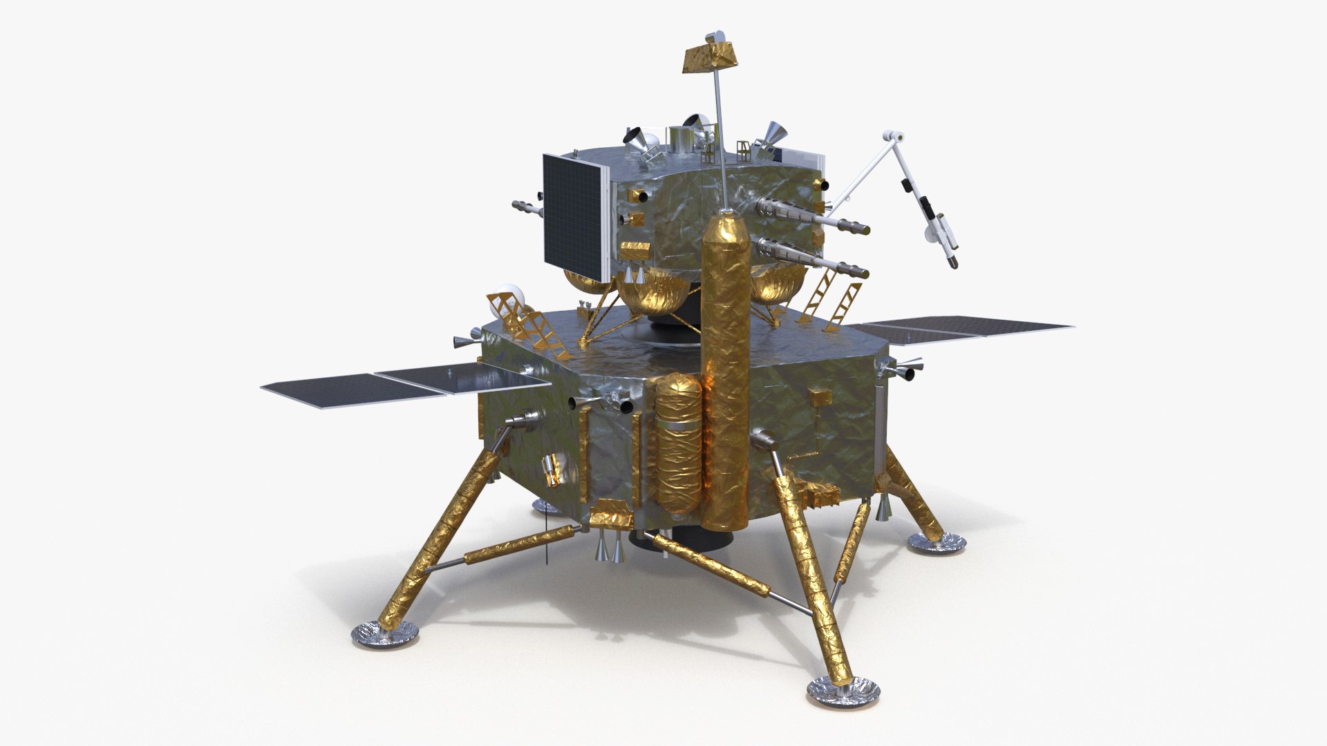 3D Model Of The Change-5 Lunar Lander Model - TurboSquid 2307253