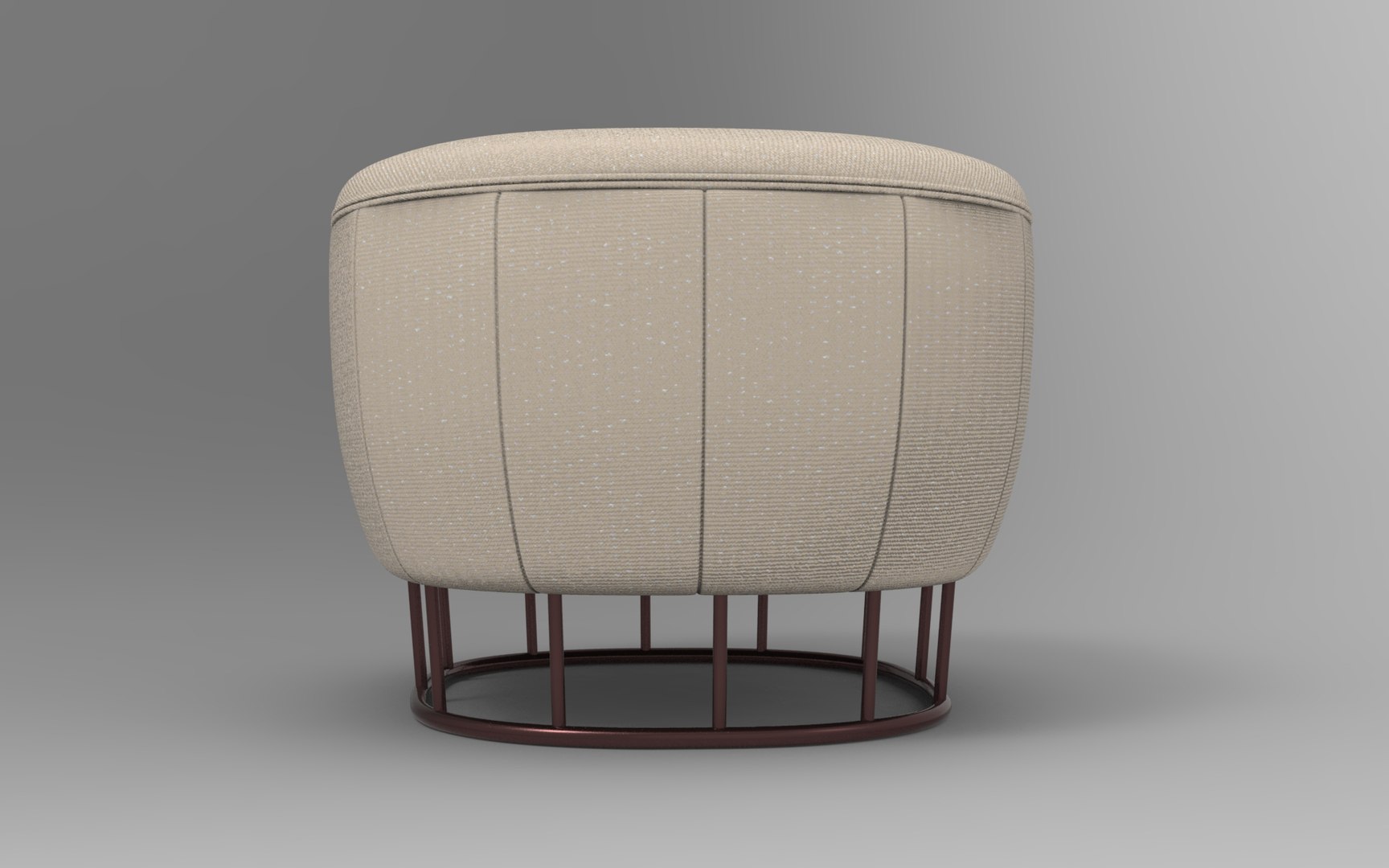 Bard Pouf 3D model - TurboSquid 2171333