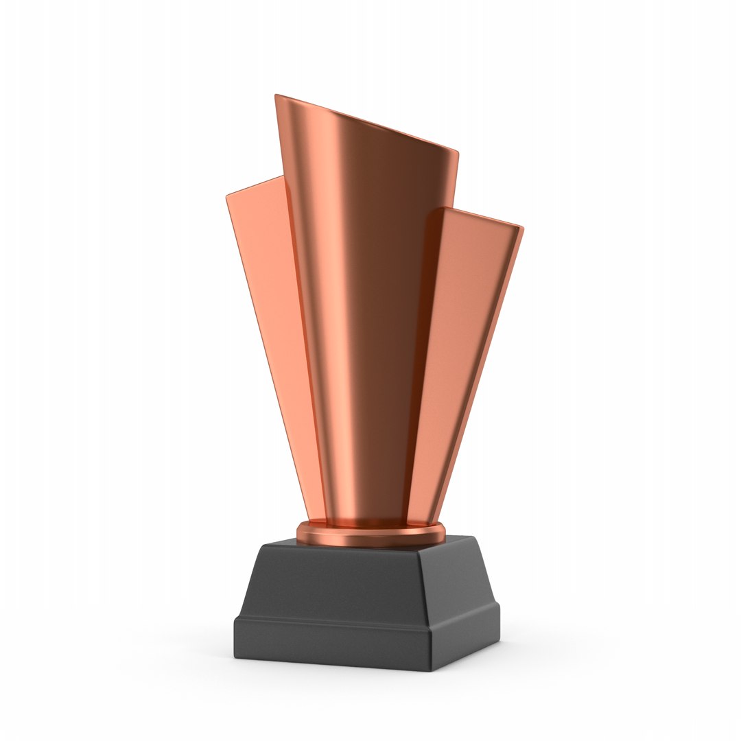 Bronze Award Trophy 3D - TurboSquid 2187642