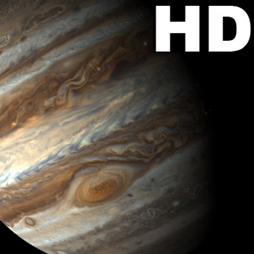 jupiter incredible hd planets 3d model