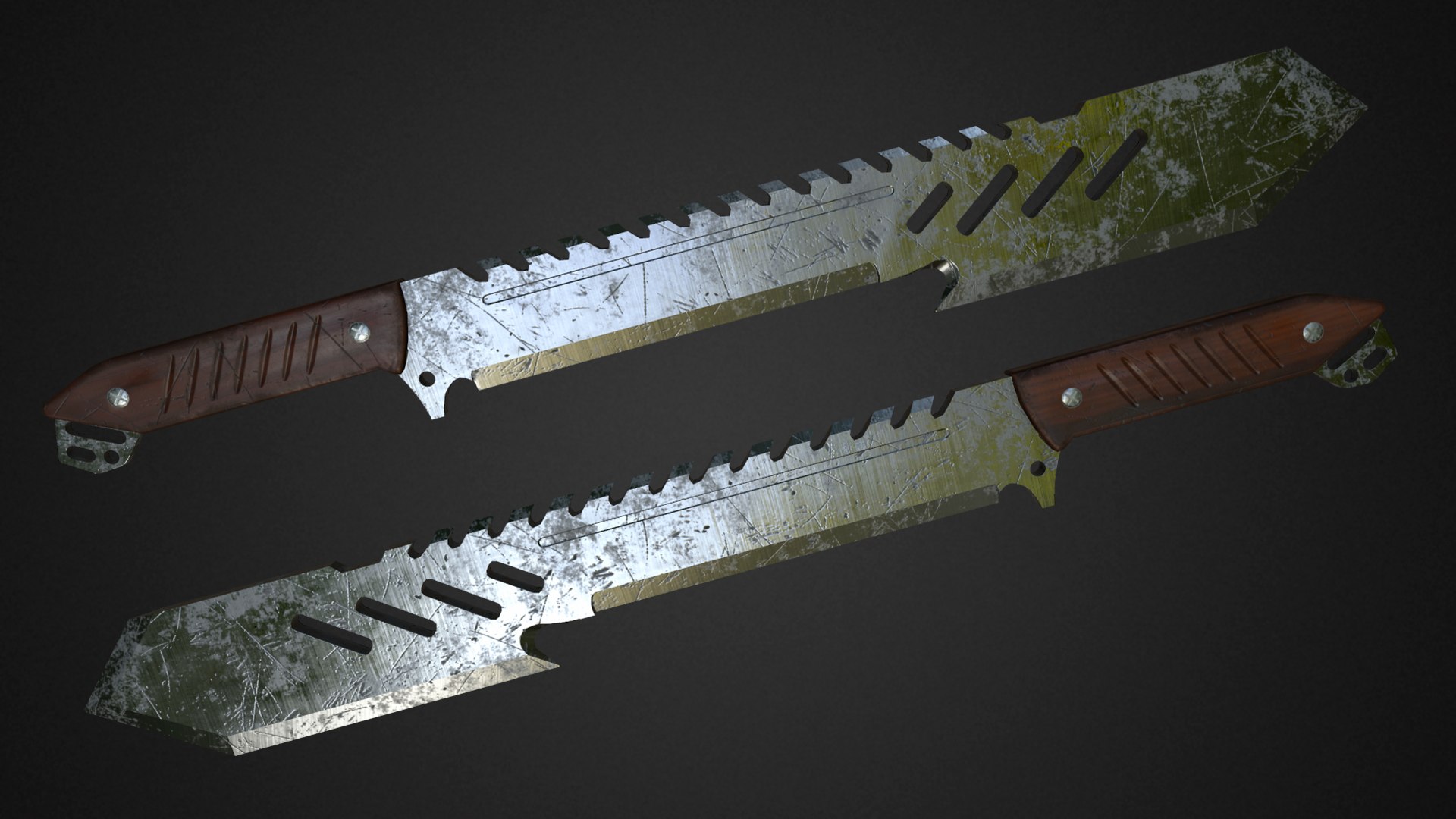 3D knife machete - TurboSquid 1688122