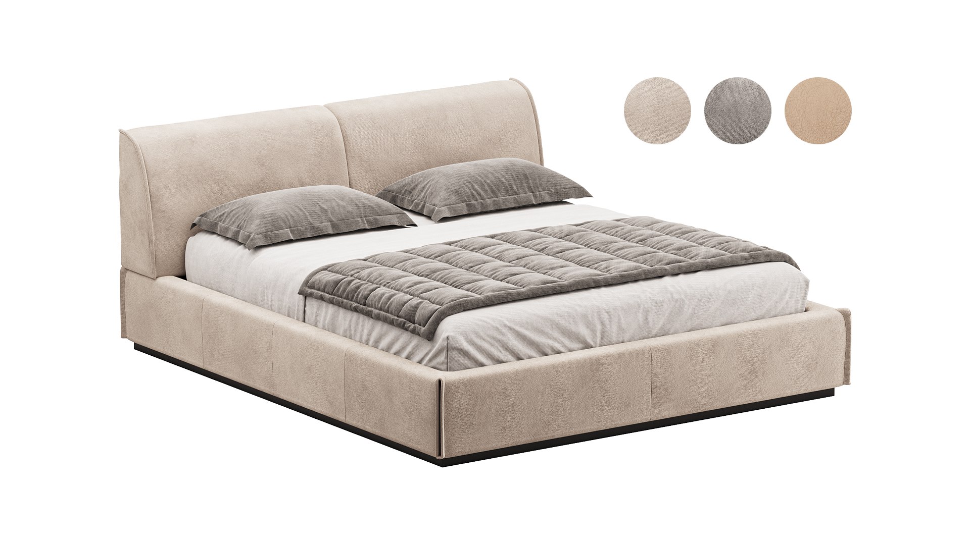 3D Double Bed Monolith By Ditre Italia - TurboSquid 2328629