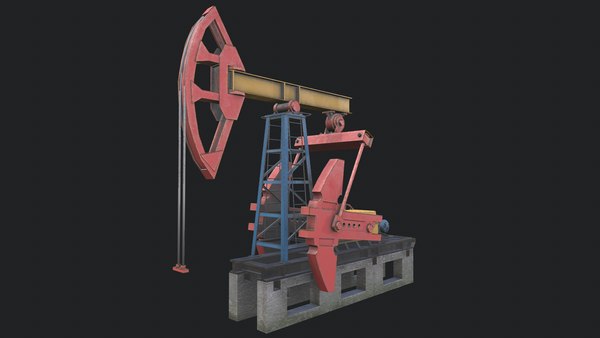 3D Oil pumping machine - TurboSquid 1753001