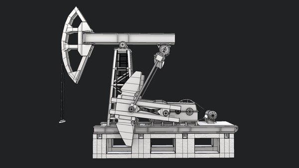 3D Oil pumping machine - TurboSquid 1753001