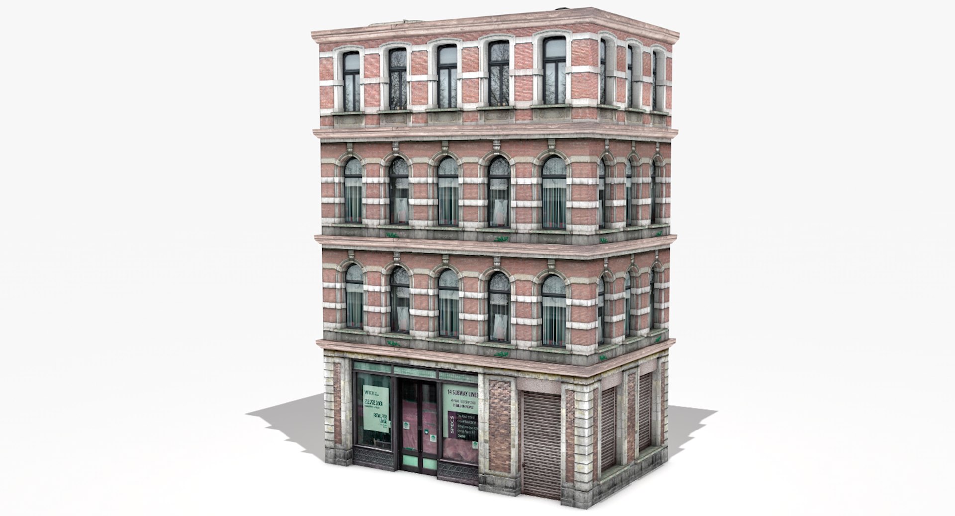 3D Apartment Building Model - TurboSquid 1297550