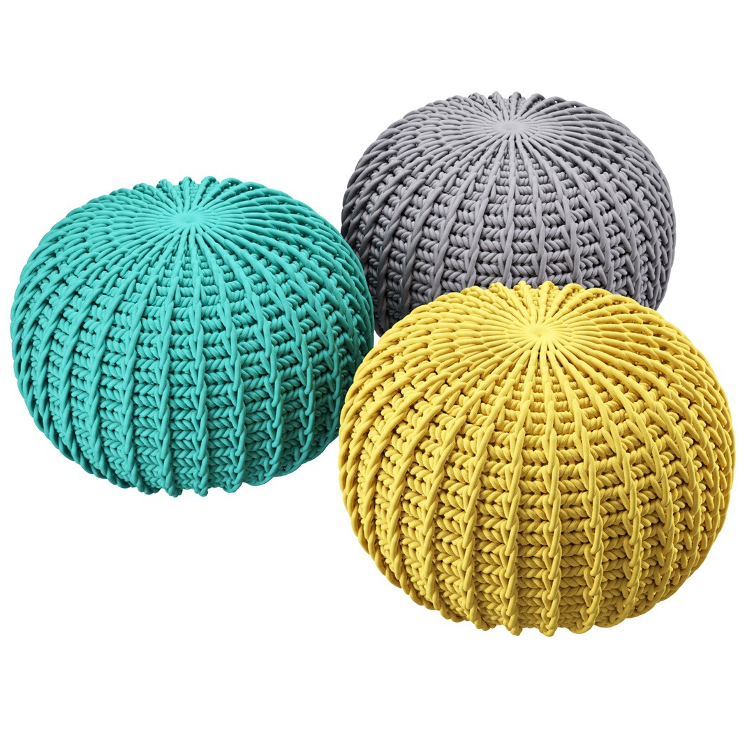 3D Pouf O Model - TurboSquid 1638263