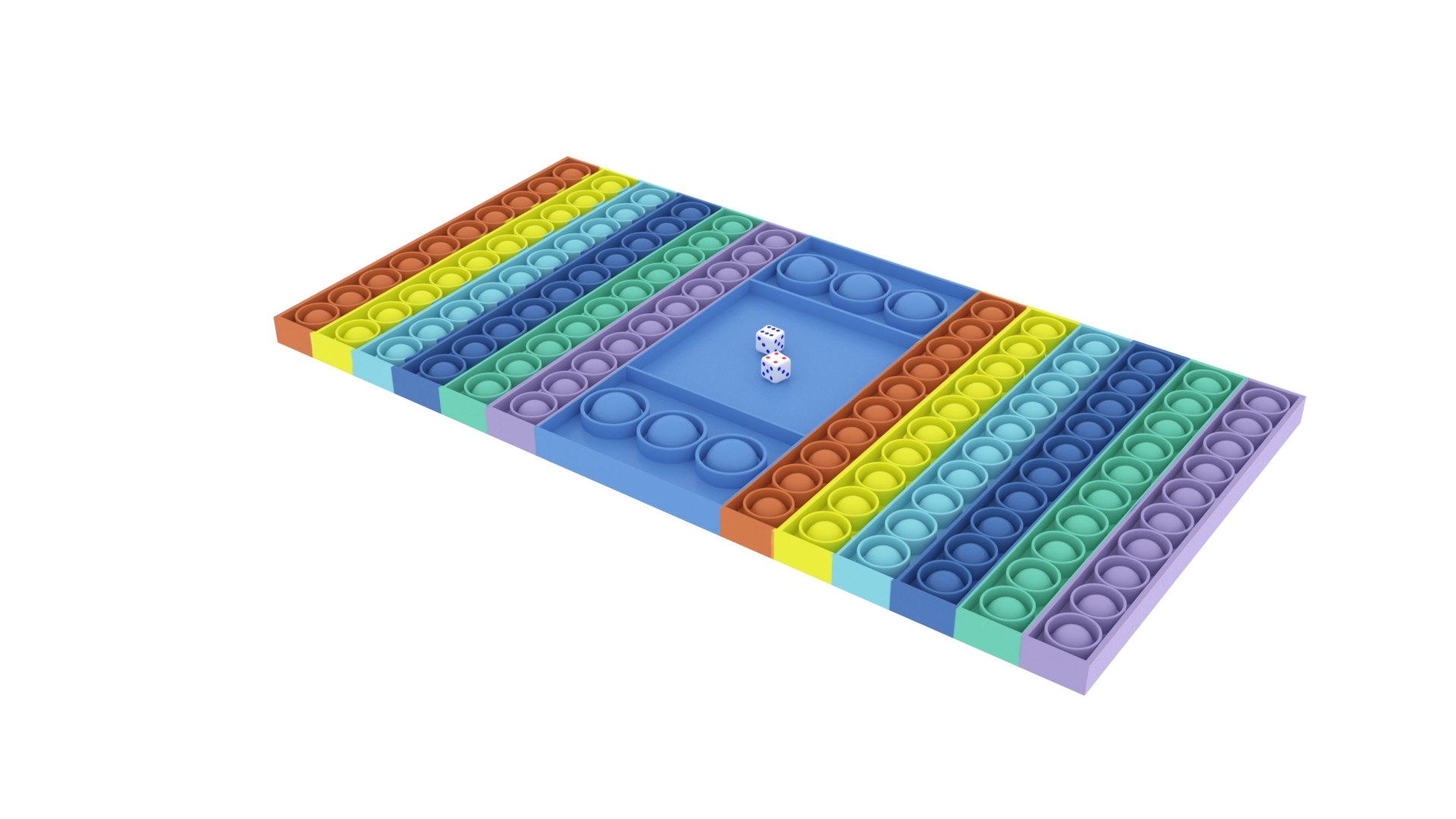 3D Board Game Pop It Fidget Toy Model - TurboSquid 1763501