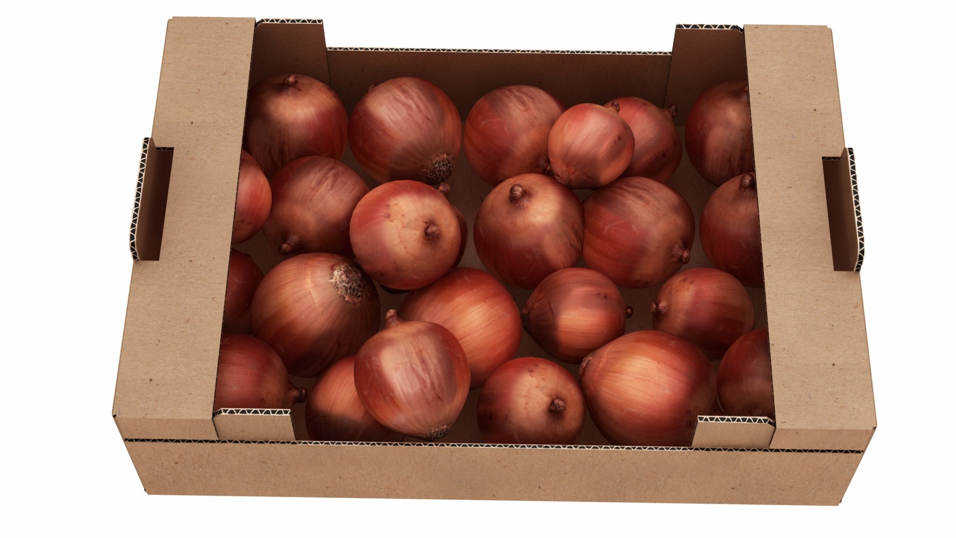 Fruit Cardboard Box Withs 3D Model - TurboSquid 1542557