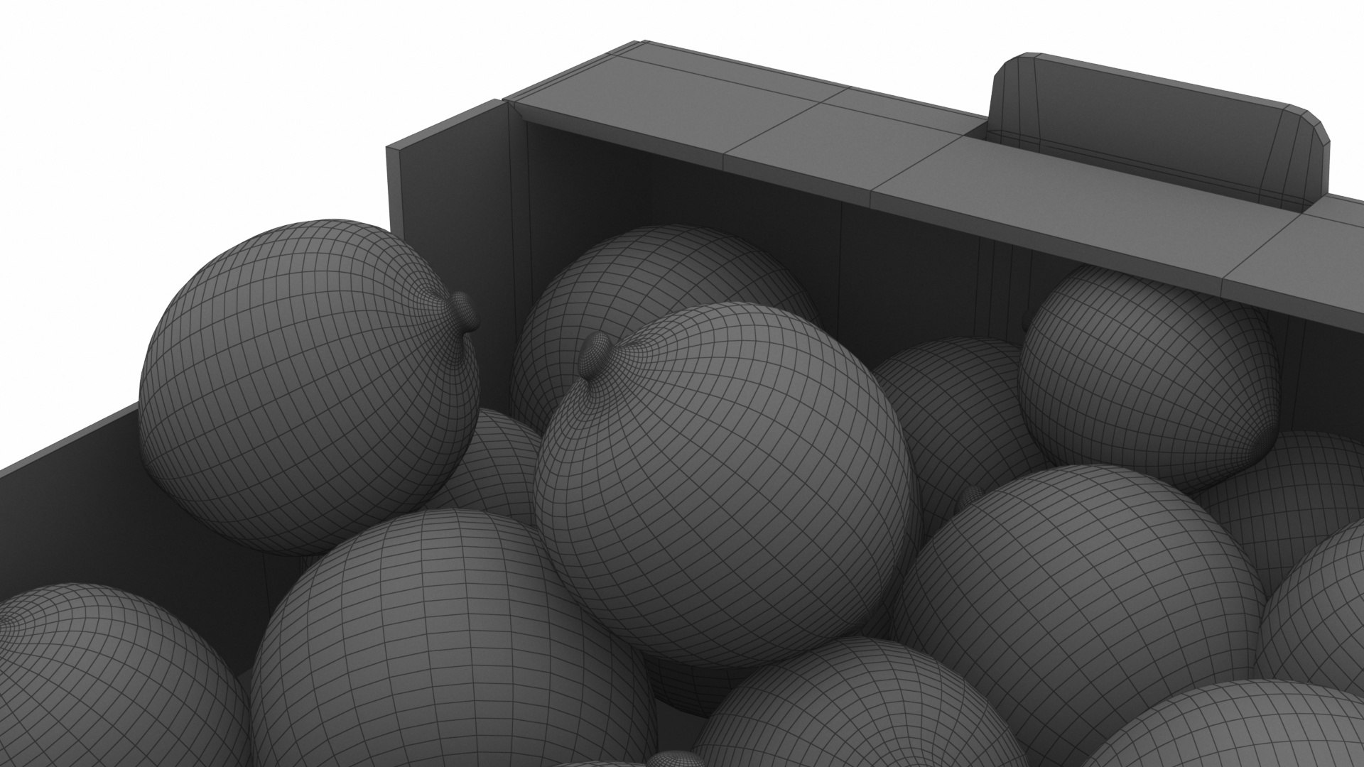 Fruit Cardboard Box Withs 3D Model - TurboSquid 1542557