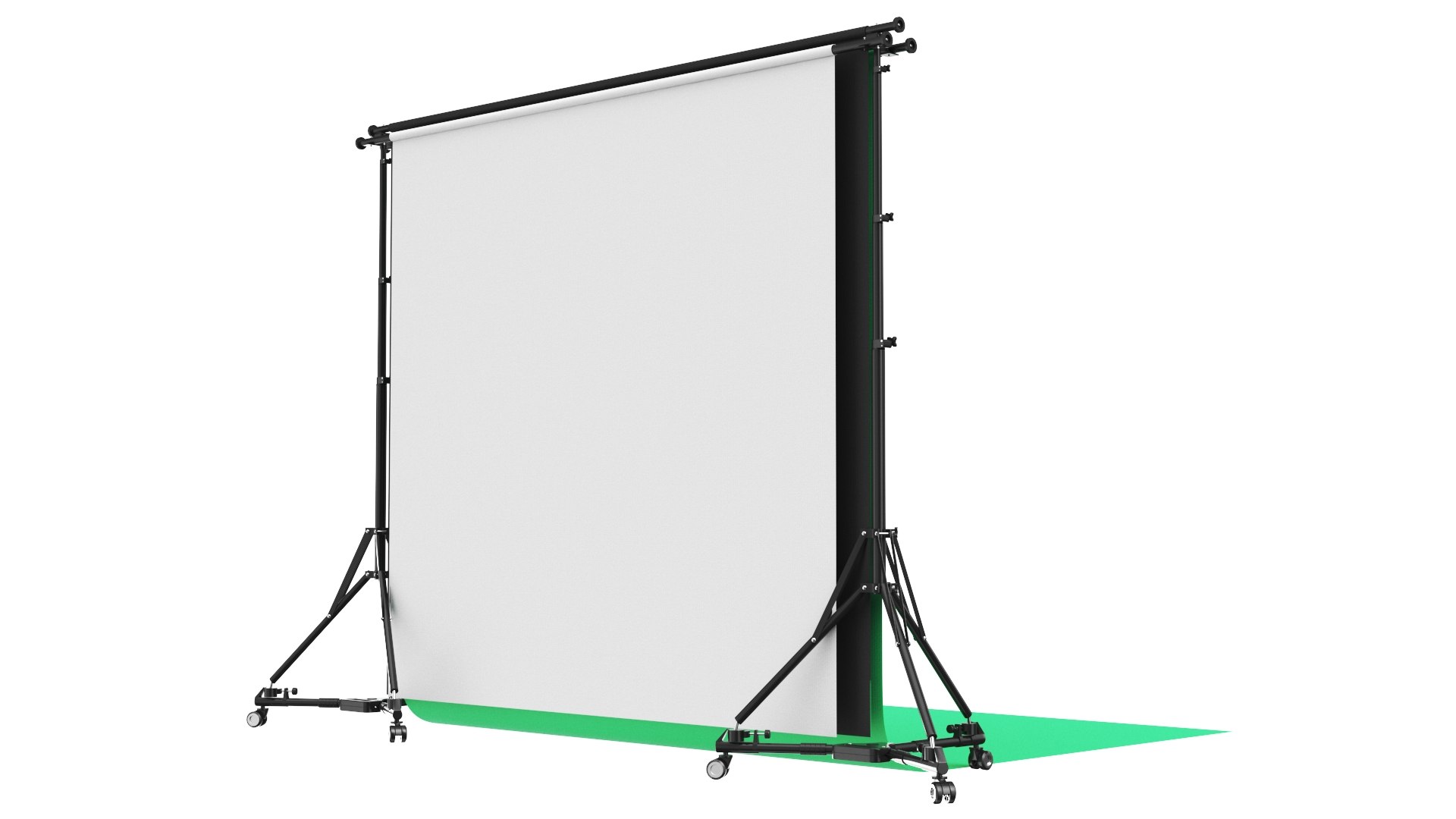 3D Detailed Studio Drop Screen Model - TurboSquid 2317601