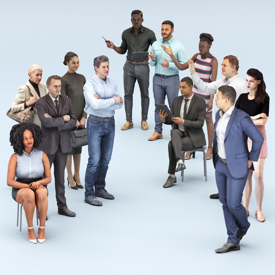 3D Business people meeting 21 - TurboSquid 1999925