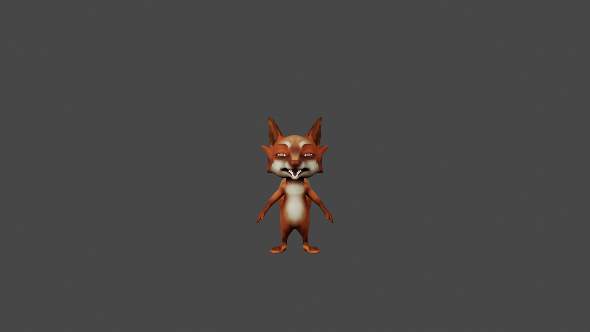 3D Rigged Fat Fox - TurboSquid 1906165