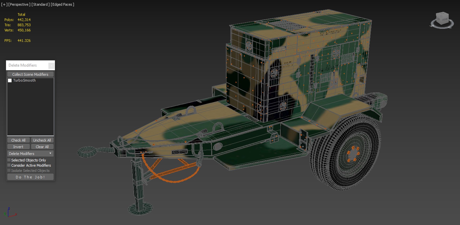 60 KW Diesel Generator With Military Trailer 3D - TurboSquid 2153386