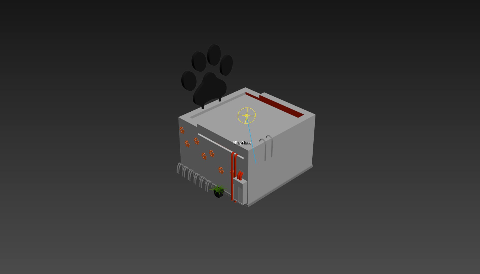 3d Model Veterinary Building
