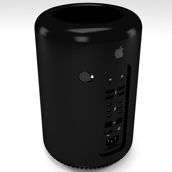 3d apple mac pro model