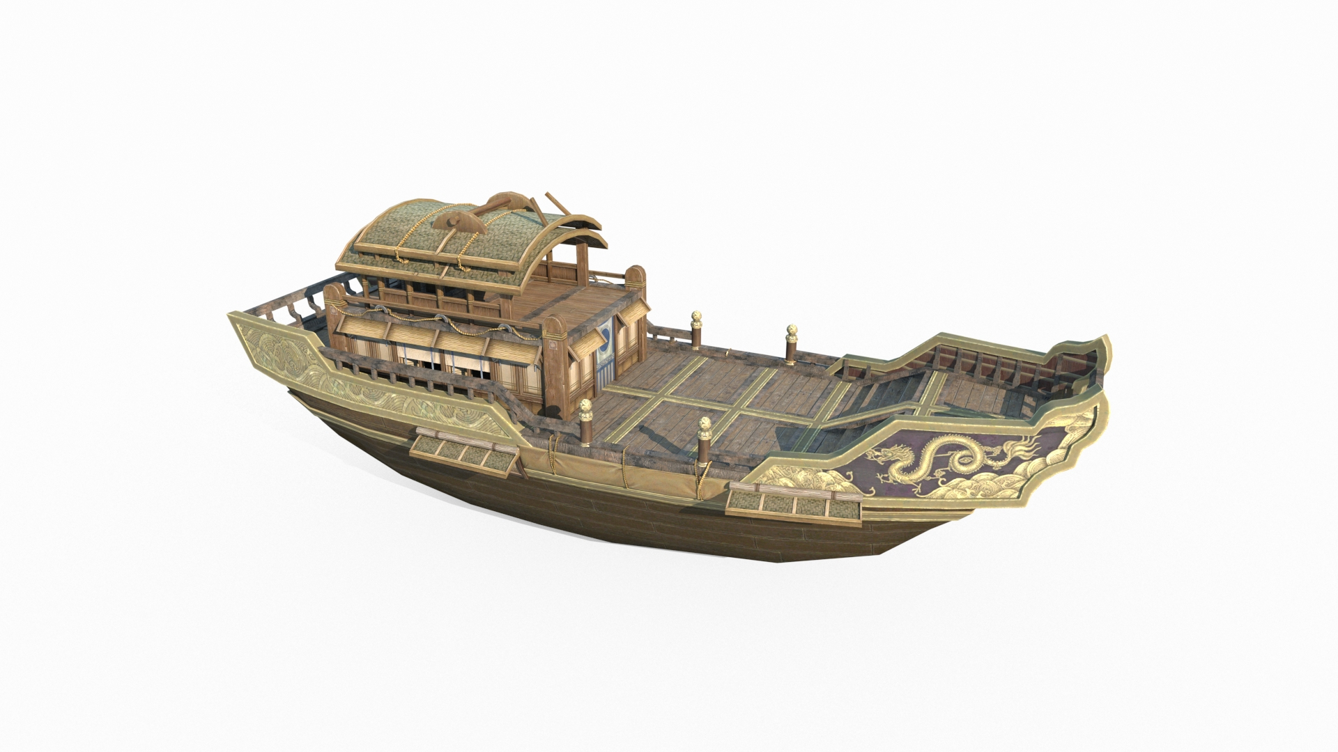 Ancient Asian Merchant Ships Model - TurboSquid 2050898