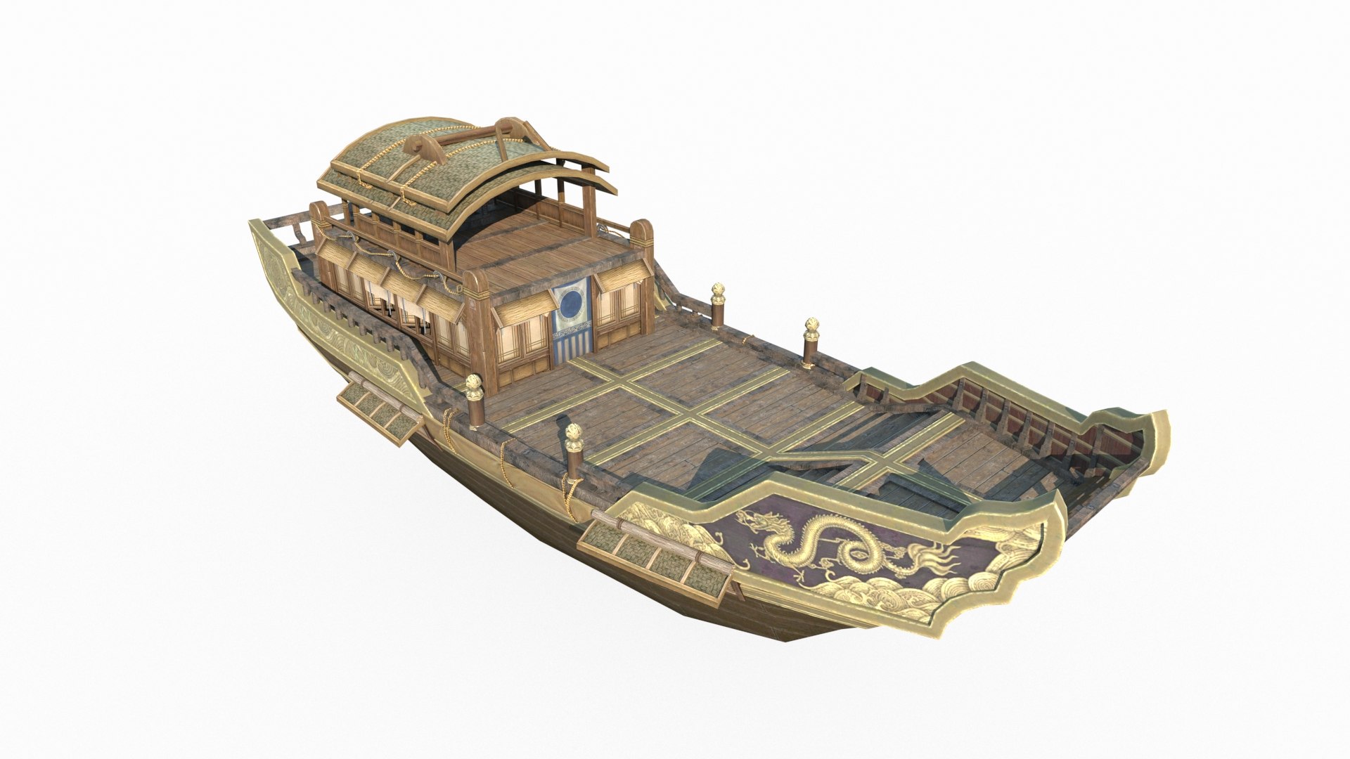 Ancient Asian Merchant Ships Model - TurboSquid 2050898