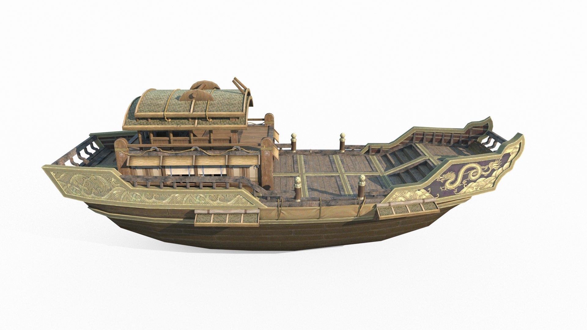 Ancient Asian Merchant Ships Model - TurboSquid 2050898