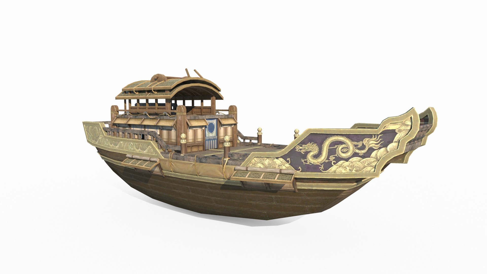 Ancient Asian Merchant Ships Model - TurboSquid 2050898