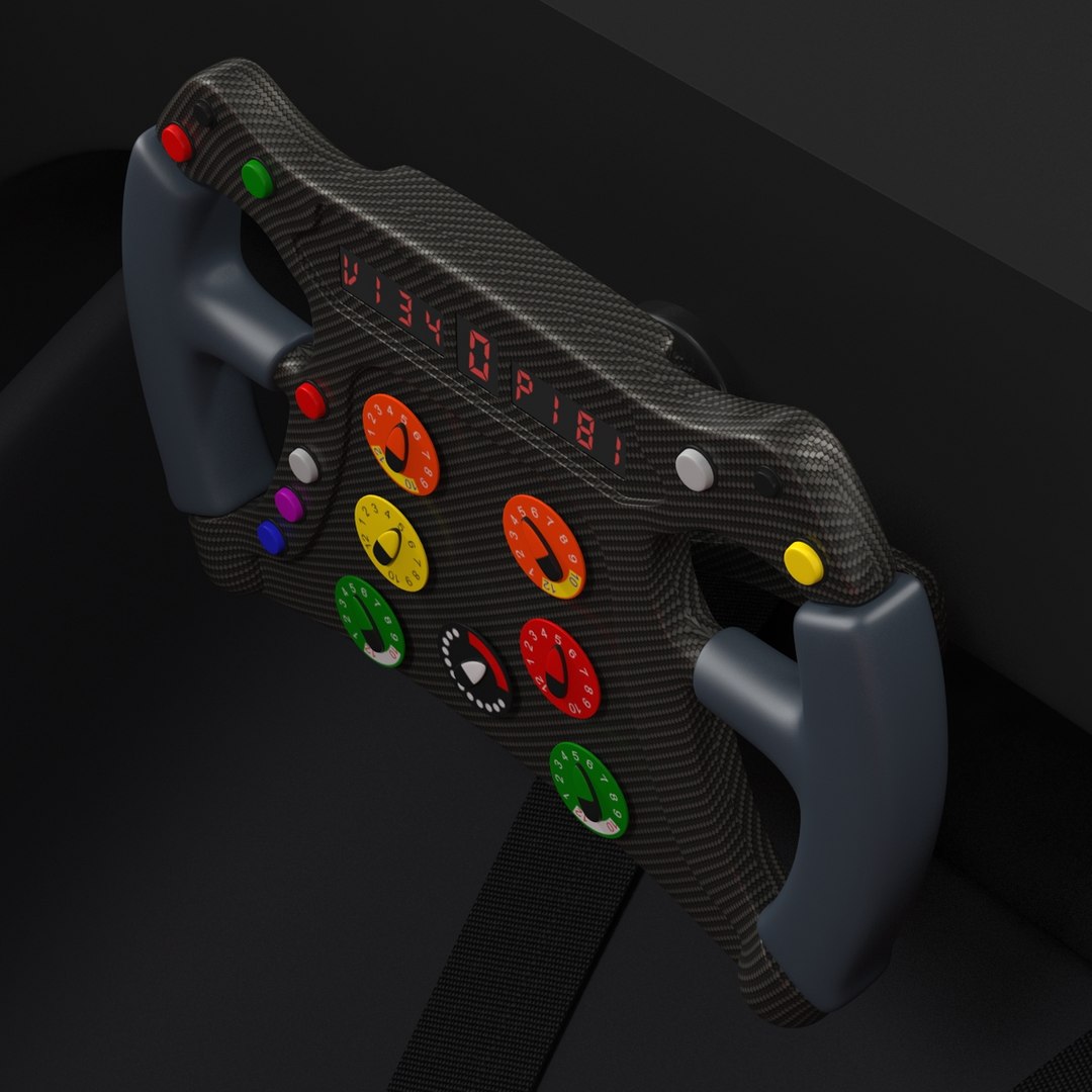 3d Model Of Formula Cockpit